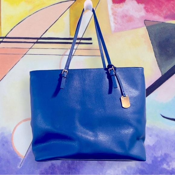 Furla | Bags | Furla Royal Blue Tote | Poshmark